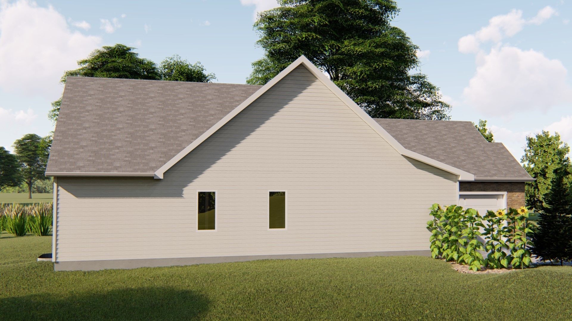 1 Story Farmhouse House Plan | Fair Acres
