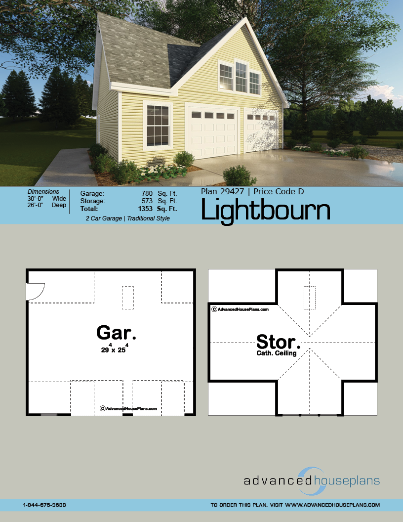 Specialty Garage Plan | Lightbourn