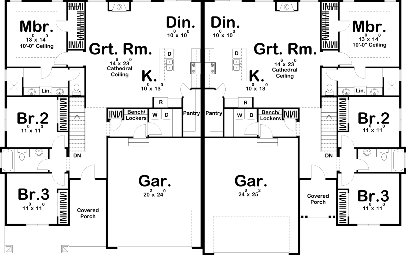 Multi Family House Plans